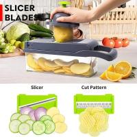 China Versatile Plastic Chopper for Fruits Vegetables Durable Kitchen Tool 35.5x11.8x11.8cm for sale