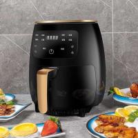 China 4.5L 6L Silver Crest Air Fryer Oil Free Healthy Cooking 1200-1400W Square Non-Stick for sale