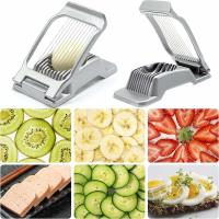 China Egg Slicing Stainless Steel Wire Egg Slicer for Boiled Egg Cutter Dishwasher Safe for sale