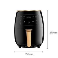 China 4.5L 6L Silver Crest Air Fryer Oil Free Healthy Cooking 1200-1400W Square Non-Stick for sale