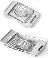 China Egg Slicing Stainless Steel Wire Egg Slicer for Boiled Egg Cutter Dishwasher Safe for sale