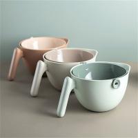 China Restaurant Double Layer Detachable Rotating Drainage Basket Plastic Bird Drain Basket for sale