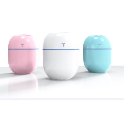 China Ultrasonic 250ml Mini Humidifier Aroma Oil Diffuser with Night Light 5V USB for sale