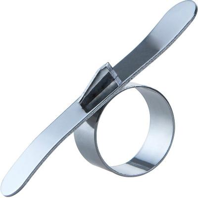China Mini Stainless Steel Fruit Peeler 7.5cm Manual Orange Peeler Kitchen Gadget for sale