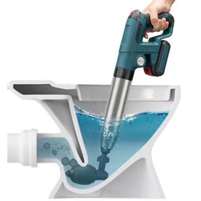 China Electric Air Plunger 0.4MPa Rechargeable Battery Toilet Unblocker for Household Drains for sale