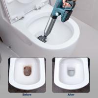 China Electric Air Plunger 0.4MPa Rechargeable Battery Toilet Unblocker for Household Drains for sale