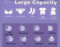 China Plastic Tub Fully-automatic Portable Mini Folding Washing Machine for Underwear Socks for sale