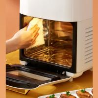 China Commercial Electric Deep Fryer 12L 15L Air Fryer Oven 1400W Digital Control Thermostat for sale