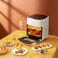 China PTFE Non-Stick 12L 15L Digital Air Fryer 1400W Oil Free Oven with LCD Display for sale