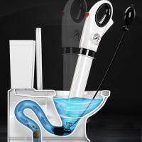 China ABS Rubber Toilet Plunger 930g High Pressure Air Drain Unblocker for Sinks and Floor Drains for sale