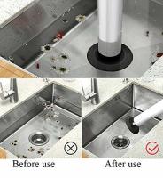 China ABS Rubber Toilet Plunger High Pressure Drain Jet Air Blasting Unclogging Tool 930g for sale