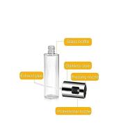 China 304 Stainless Steel Atomized Oil Sprayer 17.5cm Portable Glass Oil Bottle for Kitchen for sale