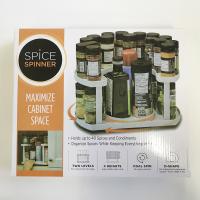 China Maximize Space and Keep Spices Organized with this Double Rotating Turntable Spice Rack for sale
