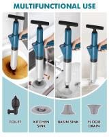 China 1kg ABS Rubber High Pressure Toilet Plunger Dredge Clog Remover 8Bar Sewer Pipe Dredger for sale