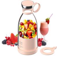 China Portable Rechargeable USB Blender Juicer 400ml 4 Blades Mini Electric for Travel for sale