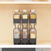 China Efficiently Organize Your Bathroom with 2 Layers Sliding Pull Out Spice Rack Organizer for sale