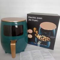China 4.5L 6L Digital Air Fryer Oil Free Frying 1200W 1400W Touch Control Square Nonstick for sale