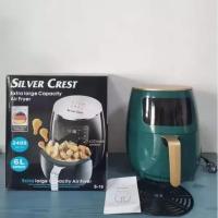 China 4.5L 6L Digital Air Fryer Oil Free Frying 1200W 1400W Touch Control Square Nonstick for sale