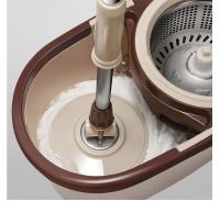 China Stainless Steel 360 Spin Mop Bucket Set with Wringer 1kg Lightweight Floor Cleaning System for sale