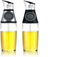China 500ml Glass Oil Dispenser Bottle for Olive Oil Vinegar Kitchen Cooking Dispense for sale