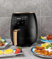 China Digital Electric Air Fryer 4.5L 6L 1200W OEM ODM Customizable Nonstick Square for sale