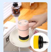China Free Sample Multifunctional Hand Free Electric Cleaning Brush for Kitchen and Bathroom for sale
