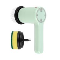 China Free Sample Multifunctional Hand Free Electric Cleaning Brush for Kitchen and Bathroom for sale