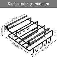 China Stainless Steel Kitchen Storage Holders Racks Custom Logo Design Wall Cabinet Display for sale