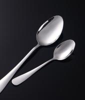 China 410 Stainless Steel Cutlery Set 4 Piece Knife Fork Spoon for Restaurant Hotel Steak Cake for sale