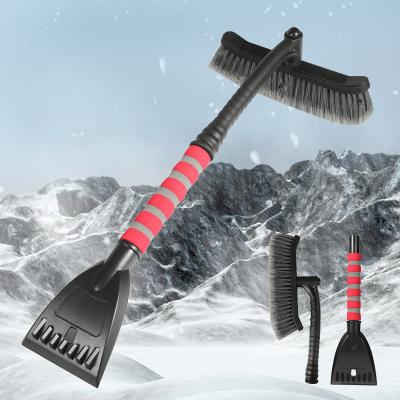 China Multifunctional Car Cleaning Brush with Ice Scraper Snow Shovel 225g Custom Logo for sale