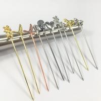 China 304 Stainless Steel Cocktail Pins Swizzle Stick 18cm Reusable Small Paddles Custom Logo for sale