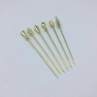 China 304 Stainless Steel Cocktail Pins Swizzle Stick 18cm Reusable Small Paddles Custom Logo for sale