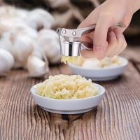 China 135G Heavy Duty Garlic Press Mincer Ginger Crusher Peeler Squeezer Chopper 15.5cm Kitchen Tool for sale