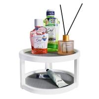 China Double Floor Type Spice Bottle and Cosmetic Organization Storage Rack for Home Kitchen for sale