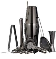 China 11-Piece Bartender Kit Cocktail Smoker Set 750ml 600ml Stainless Steel Barware for sale