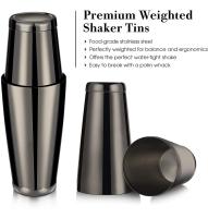 China 11-Piece Bartender Kit Cocktail Smoker Set 750ml 600ml Stainless Steel Barware for sale