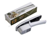 China 2 in 1 Manual Garlic Press Mincer Aluminum Alloy 18.5cm Kitchen Garlic Chopper Slicer Crusher Masher Tool for sale