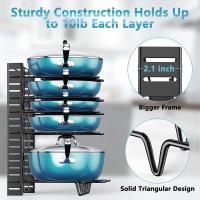 China Functional Foldable Iron Rack for Kitchen Cutting Board Storage No-Punch Installation for sale