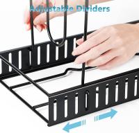 China Functional Foldable Iron Rack for Kitchen Cutting Board Storage No-Punch Installation for sale