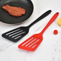 China Silicone High Temperature Non-Stick Stir-Fry Spatula 34.5x8.5cm Kitchen Cooking Tool for sale