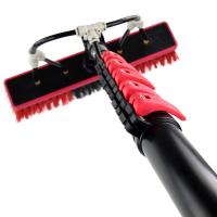 China Computer Glass Solar Panel Water Spray Brush Cleaning Equipment 5.4kg Red for sale