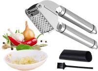 China Garlic Masher Vegetable Pepper Ginger Squeezer Handheld Crushing Tool Kitchen Accessories for sale