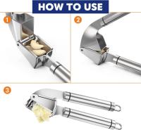 China Garlic Masher Vegetable Pepper Ginger Squeezer Handheld Crushing Tool Kitchen Accessories for sale