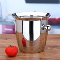 China 304 Stainless Steel Ice Bucket 2L for 6 Bottles Beer Wine Custom Logo for sale