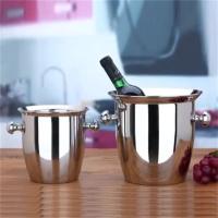 China 304 Stainless Steel Ice Bucket 2L for 6 Bottles Beer Wine Custom Logo for sale