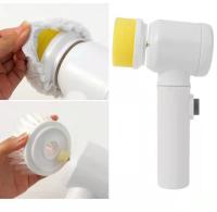 China Electric Cleaning Brush 400g White USB Rechargeable for Kitchen Bathtub Tile Cleaning for sale