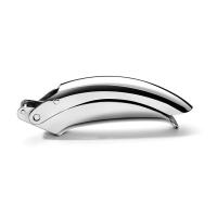 China Stainless Steel Garlic Press Grinder 304SS 18x3cm Easy Clean Rust Proof Kitchen Gadget for sale