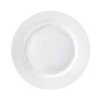 China Stocked White Ceramic Dinner Plates for Restaurant Hotel Dinnerware Collection for sale