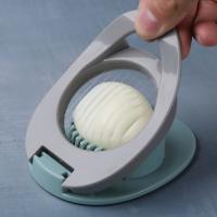 China Stainless Steel Egg Slicer Cutter for Boiled Eggs Manual Egg Cutting Wire 12x8.3x3.2cm for sale