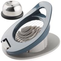 China Stainless Steel Egg Slicer Cutter for Boiled Eggs Manual Egg Cutting Wire 12x8.3x3.2cm for sale